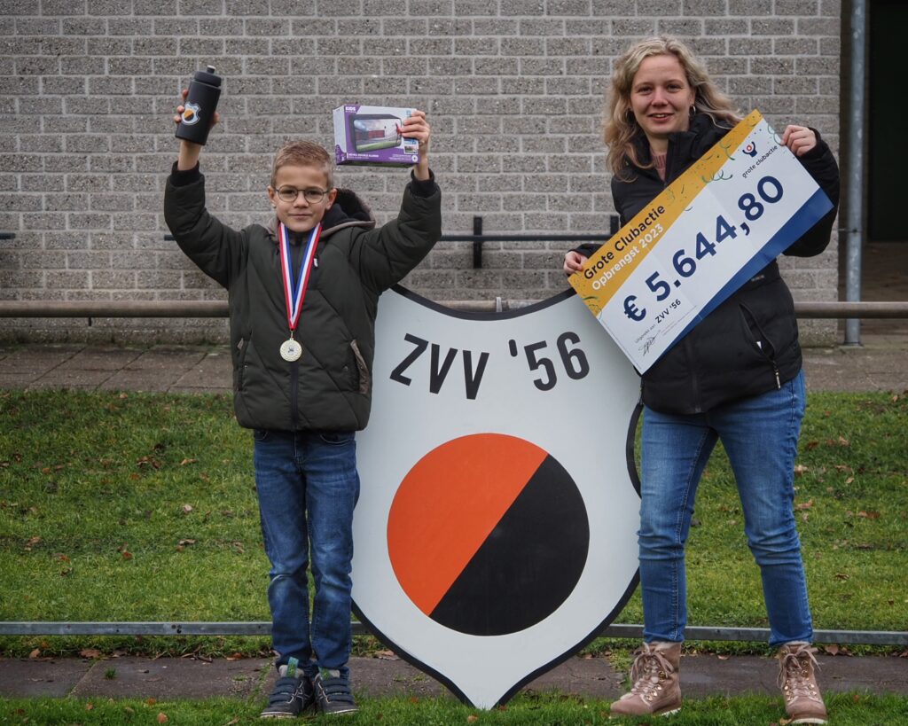 Mega succes Grote Clubactie 2023 » ZVV'56 Apeldoorn